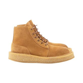 Buttero Wildleder Schn&uuml;rstiefel - - Shoes - Herren - Beige - 40 EU