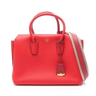 MCM Pre-owned Milla 2way Handbag - - Pre-owned - Damen - Rot - ONE SIZE