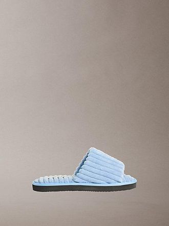 Calvin Klein Weich Gepolsterte Kord-slipper - Frozen Fjord - Damen - EU 39