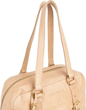Prada Crossbody Bags - Prada Deerskin City Handbag - Gr. unisize - in Beige - f&uuml;r Damen