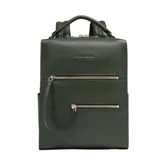 Piquadro Femme, Sacs, Vert, Taille: ONE Size Sac &agrave; dos femme pour iPad avec protecci&oacute;n Rfid