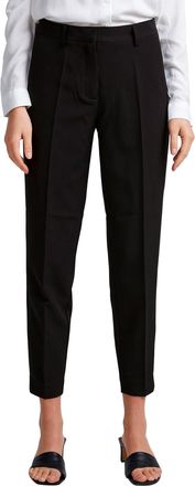 Ichi IHLEXI PA3 Damen Hose Stoffhose mit Stretch gerader Schnitt mit Elastikbund, Größe:34, Farbe:Black (194008)