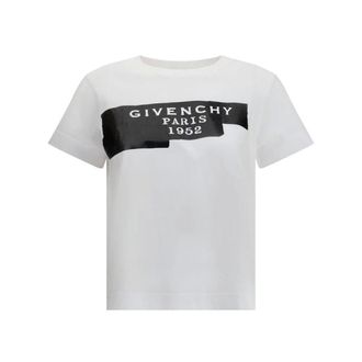 Givenchy Baumwoll-T-Shirt mit 3D-Druck - - Tops - Damen - Wei&szlig; - M