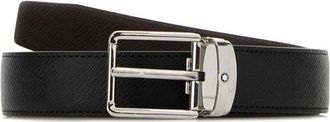 Montblanc Montblanc, Homme, Accessoires, Noir, Taille: ONE Size Everyday Ceinture r&eacute;versible 30 mm en cuir Sartorial