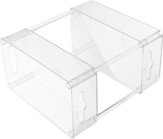 Cabilock Transparenter Makeup Organizer aus Robustem Material Kosmetik Hautpflege aufbewahrung für Schminktisch Badezimmer und Arbeitsplatte Stilvoll und Platz