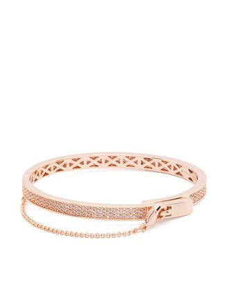 Eddie Borgo bracelet Pav&eacute; Thin Safety Chain - Rose