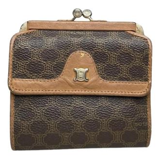 Celine Portefeuille Triomphe Pre-owned - Femme - Pre-owned - Brun - Taille: ONE Size