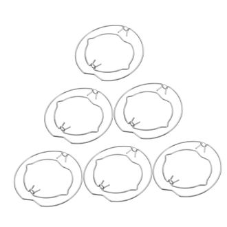 Soimiss 12st&uuml;cke Federclip F&uuml;r Einbauleuchten Im Wohnzimmer K&uuml;che Und Bad Aus Robustem Metall Installieren F&uuml;r Verschiedene Beleuchtungsk&ouml;rper Geeignet