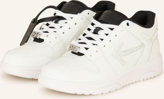 Off-white Sneaker Mit Schmucksteinen weiss