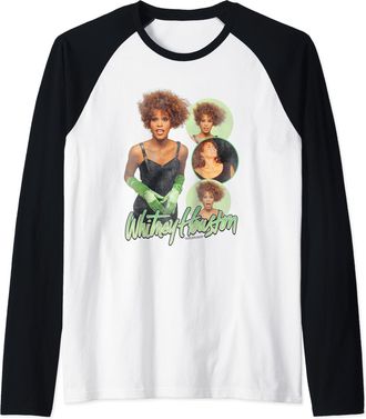Popfunk Whitney Houston Black Leather and Green Gloves Raglan