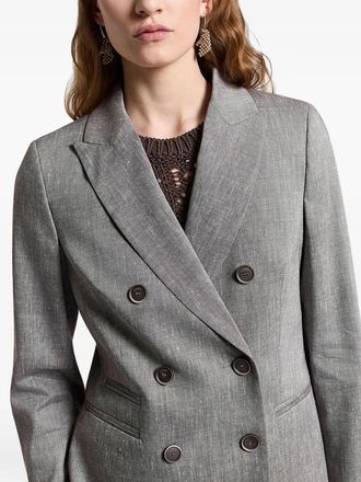 PESERICO Womens Double-Breasted Blazer Ss26 W