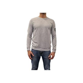 Cerruti Sweat-Shirt col Rond Logo &eacute;paule Tirreno - M Gris