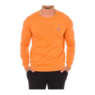 U.S.Polo Association Rundhals Langarm Jersey - - Knitwear - Herren - Orange - L