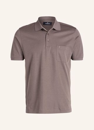 Ragman Ragman Piqu&eacute;-Poloshirt braun