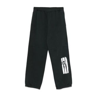 Maison Margiela Hose mit elastischem Bund - - Trousers - Damen - Schwarzk - L