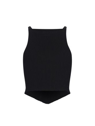 Courr&egrave;ges Womens Top Black Viscose
