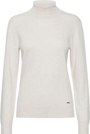 Oxmo OXWina Damen Rollkragenpullover Pullover mit Rollkragen, Gr&ouml;&szlig;e:XL, Farbe:Oyster Grey Melange (200689)