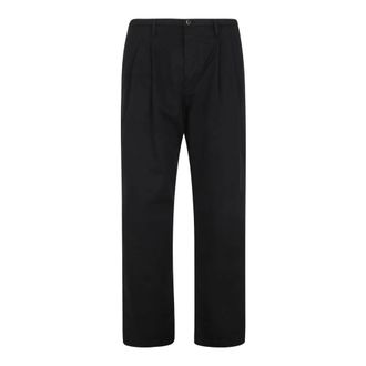 C.P. Company C.p. Company, Homme, Pantalons, Noir, Taille: XL Coupe ample en gabardine de coton