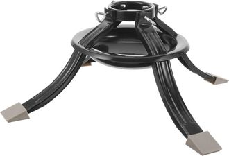 Aboofan Vintage Weihnachtsbaumst&auml;nder aus Gusseisen Gr&uuml;ner Metall Baumsockel mit Schraubklemmen Stabil f&uuml;r Gro&szlig;e B&auml;ume und Innenbereich