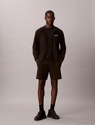 Calvin Klein Wasserabweisende, Kurze Performance-sporthose - Black - Herren - 2XL