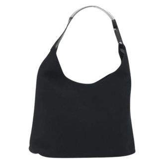 Gucci Sac bandouli&egrave;re en toile Pre-owned - Femme - Pre-owned - Noir - Taille: ONE Size