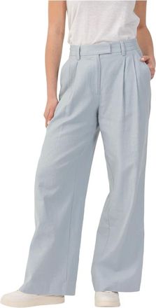 Kocca Femme, Pantalons, Bleu, Taille: 34 FR Pantalon large chic d&eacute;contract&eacute;