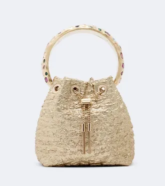 Jimmy Choo London Sac seau Bon Bon Small en Lurex