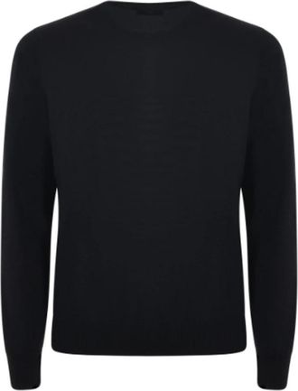 Fay Homme, Pulls, Noir, Taille: XL Maille ras du cou