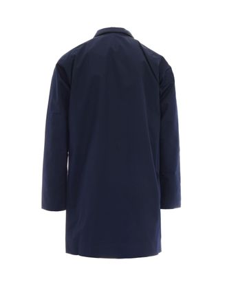 Barbour Mens Jacket Rokig Navy-Highland Lake Polyester Raincoats Navy/highland Coat