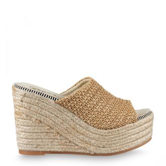 Espadrilles Flash Ceila Stilvolle Sommer Sandalen - - Shoes - Damen - Braun - 38 EU