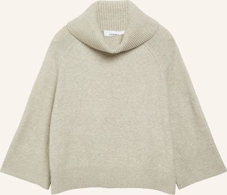 Comma Comma Rollkragenpullover Mit 3/4-Arm beige