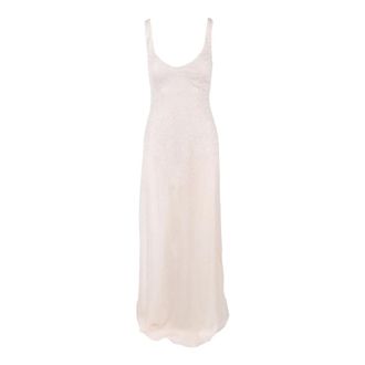 Elisabetta Franchi Maxikleid - - Dresses - Damen - Beige - S