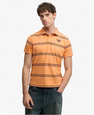 Superdry Polo en jersey &agrave; rayures vintage