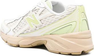New Balance Polyurethane and Mesh Sneakers - White