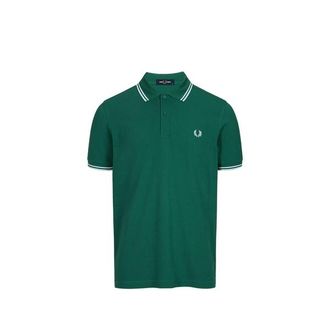 Fred Perry Polo &agrave; logo brod&eacute; en coton piqu&eacute;