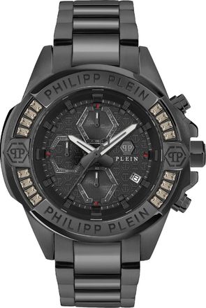 Philipp Plein Uhren - Quarz-Chronographenuhr The $Kull Chrono - Gr. unisize - in Schwarz - f&uuml;r Damen