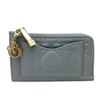 Dior Pre-owned Card Case - Femme - Pre-owned - Bleu - Taille: ONE Size
