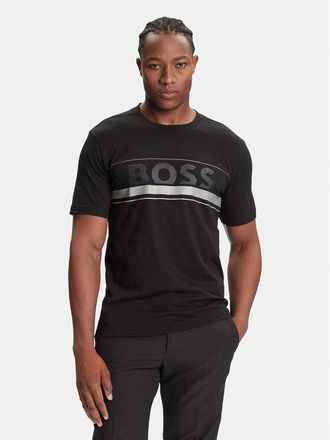 HUGO BOSS T-Shirt Iconic Zone 50550113 Schwarz Regular Fit