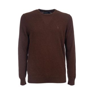 Polo Ralph Lauren Maille ras du cou - Homme - Pulls - Brun - Taille: XL