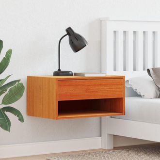 vidaXL Vidaxl - Nachttisch 2 pcs Wachsbraun 50 x 32,5 x 24 cm Massivholz Kiefer