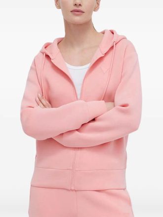 Guess Co Kapuzenjacke mit Rei&szlig;verschluss - Rosa