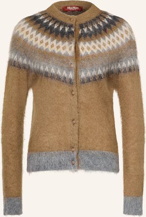 Max Mara Max Mara Studio Strickjacke Meringa Mit Mohair braun