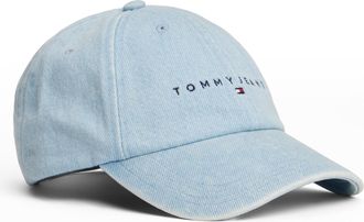 Tommy Jeans Cap Tommy Jeans Linear Denim Cap AW0AW17912 Himmelblau