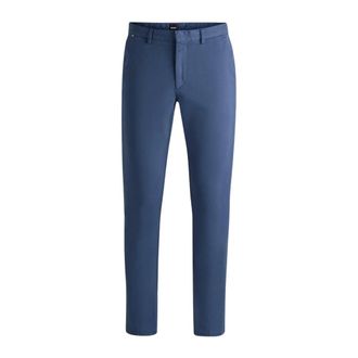HUGO BOSS Homme, Pantalons, Bleu, Taille: 2XL Pantalon Chino Bleu Slim Fit
