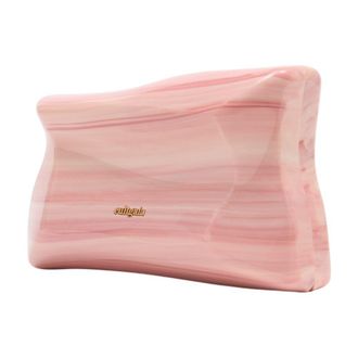 Cult Gaia Womens Malaya Clutch Pink Acrylic