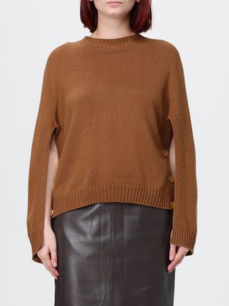 Alberta Ferretti Cardigan &agrave; col rond en m&eacute;lange de laine vierge, soie et cachemire