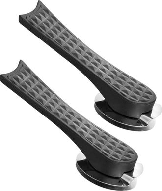 OSALADI Aufrechter Topfdeckelgriff Ersatz 2 St&uuml;ck Hitzebest&auml;ndig und Korrosionsbest&auml;ndig Langer Ergonomischer Griff f&uuml;r Pfannen und T&ouml;pfe Praktischer Griff zu
