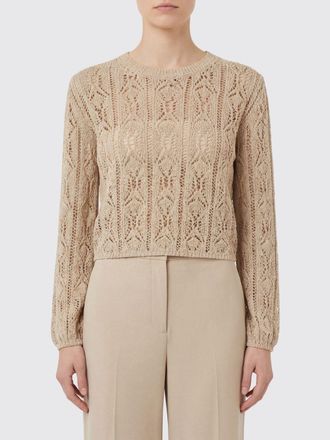 Semicouture Pull Femme couleur Caf&eacute;