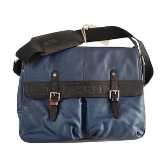 La Martina Blaue Unisex Messenger Tasche Arbeit - - Bags - Damen - Blau - ONE SIZE