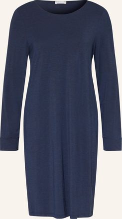 Hanro Nachthemd Natural Elegance blau